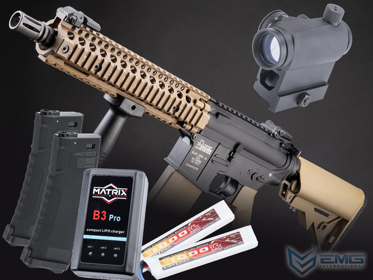 EMG Helios Daniel Defense Licensed MK18 CORE Series Airsoft AEG Rifle ...