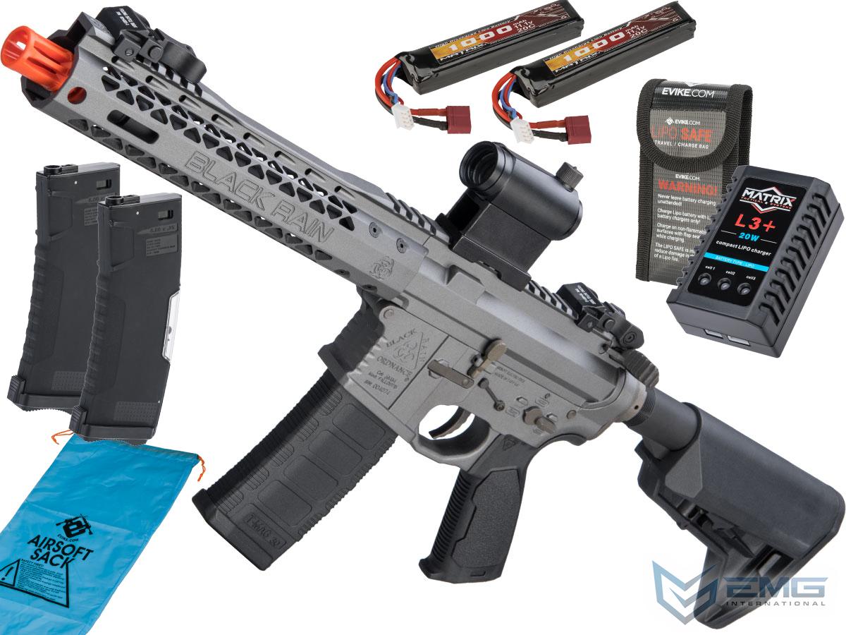 EMG Black Rain Ordnance BRO SPEC15 Licensed AR-15 Airsoft AEG Rifle w/ M-LOK Handguard (Color ...