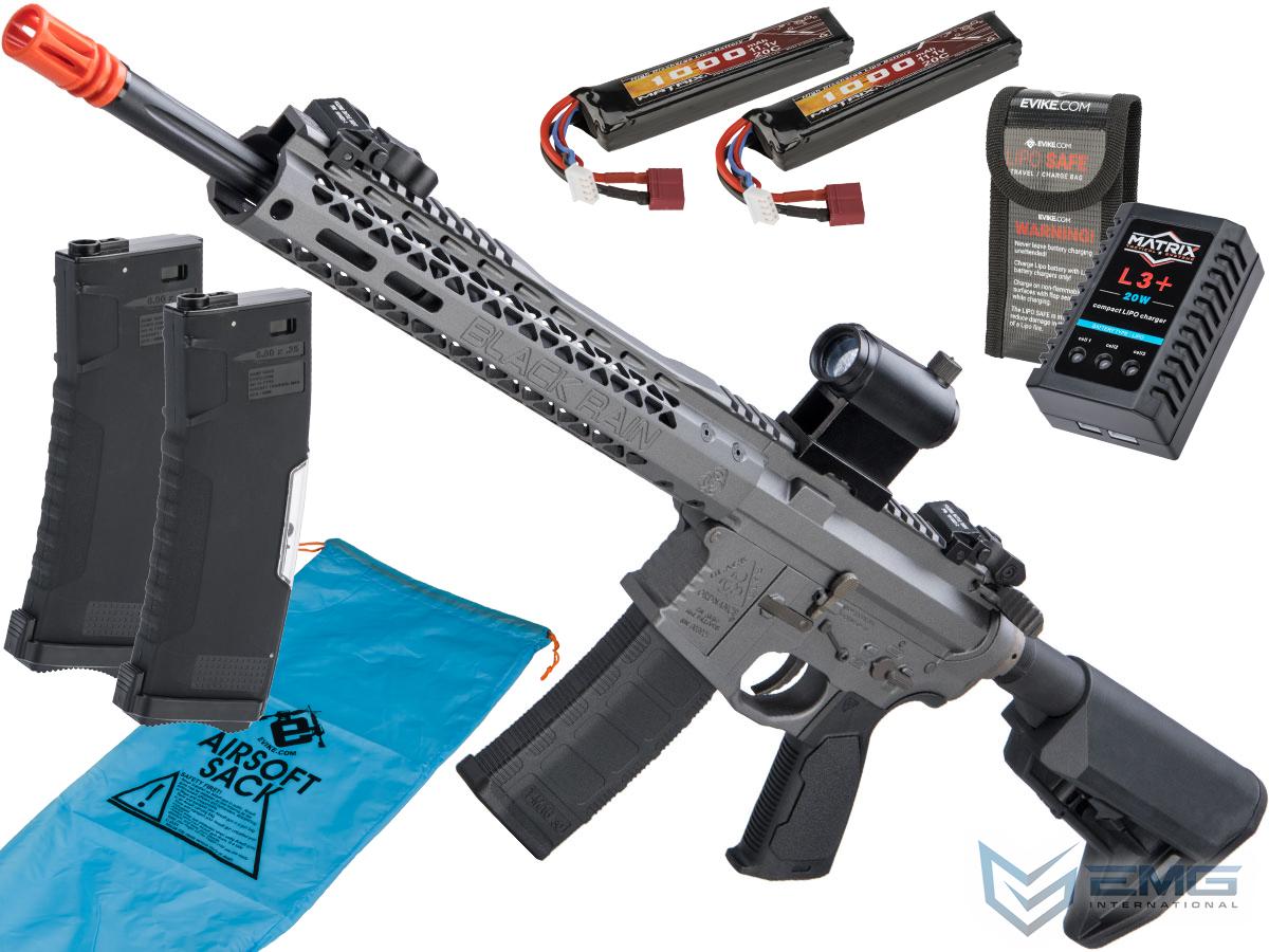 EMG Black Rain Ordnance BRO SPEC15 Licensed AR-15 Airsoft AEG Rifle w ...