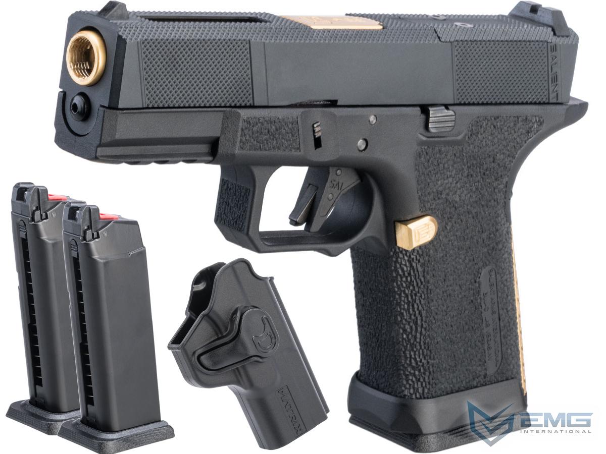 EMG SAI BLU Compact w/ EMG Tier One Utility RMR-Cut Slide GBB Airsoft ...