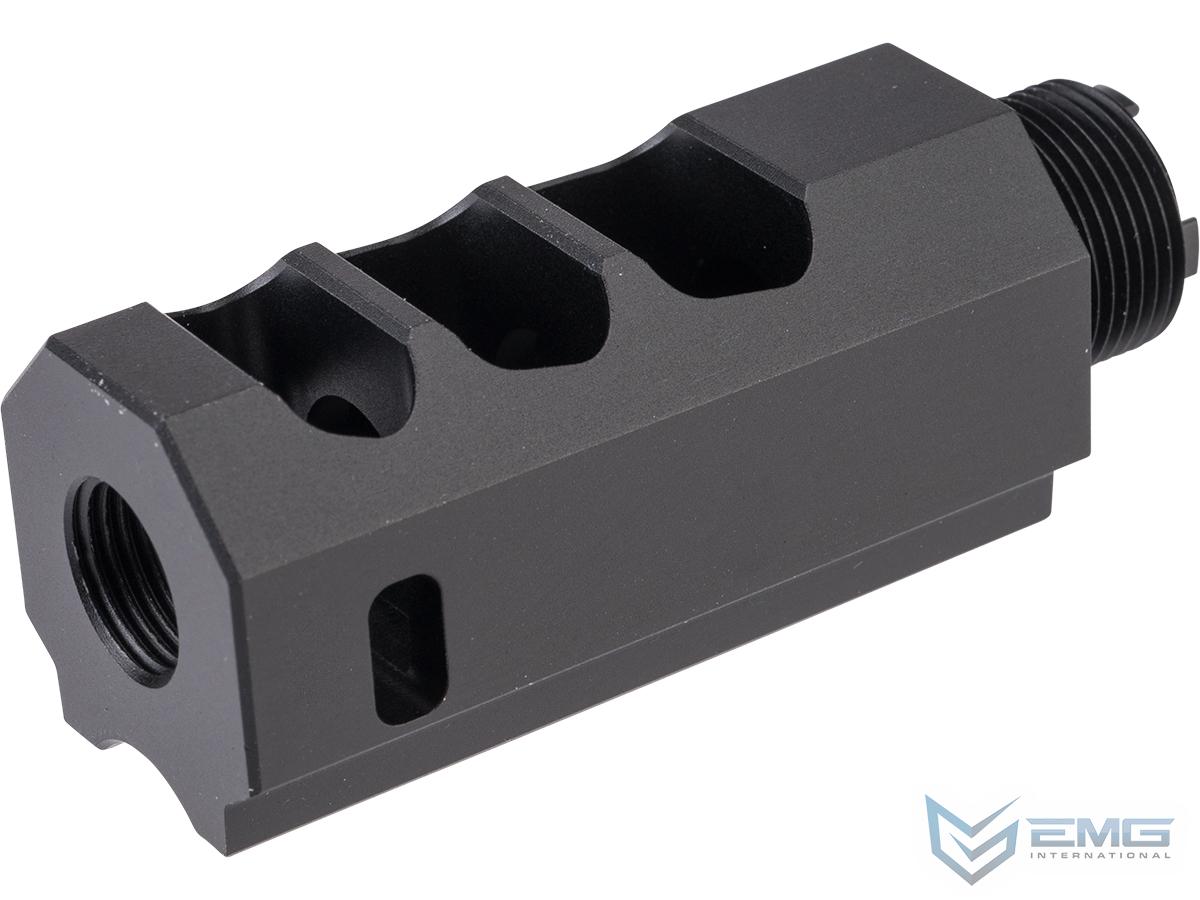 EMG CNC Aluminum Muzzle Compensator for TM Hi-Capa Gas Blowback Pistol ...