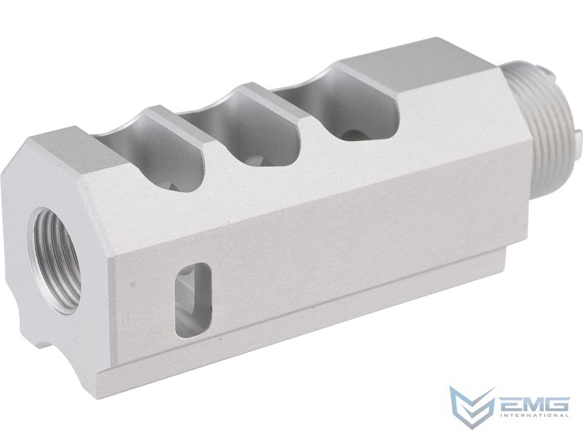 EMG CNC Aluminum Muzzle Compensator for TM Hi-Capa Gas Blowback Pistol ...