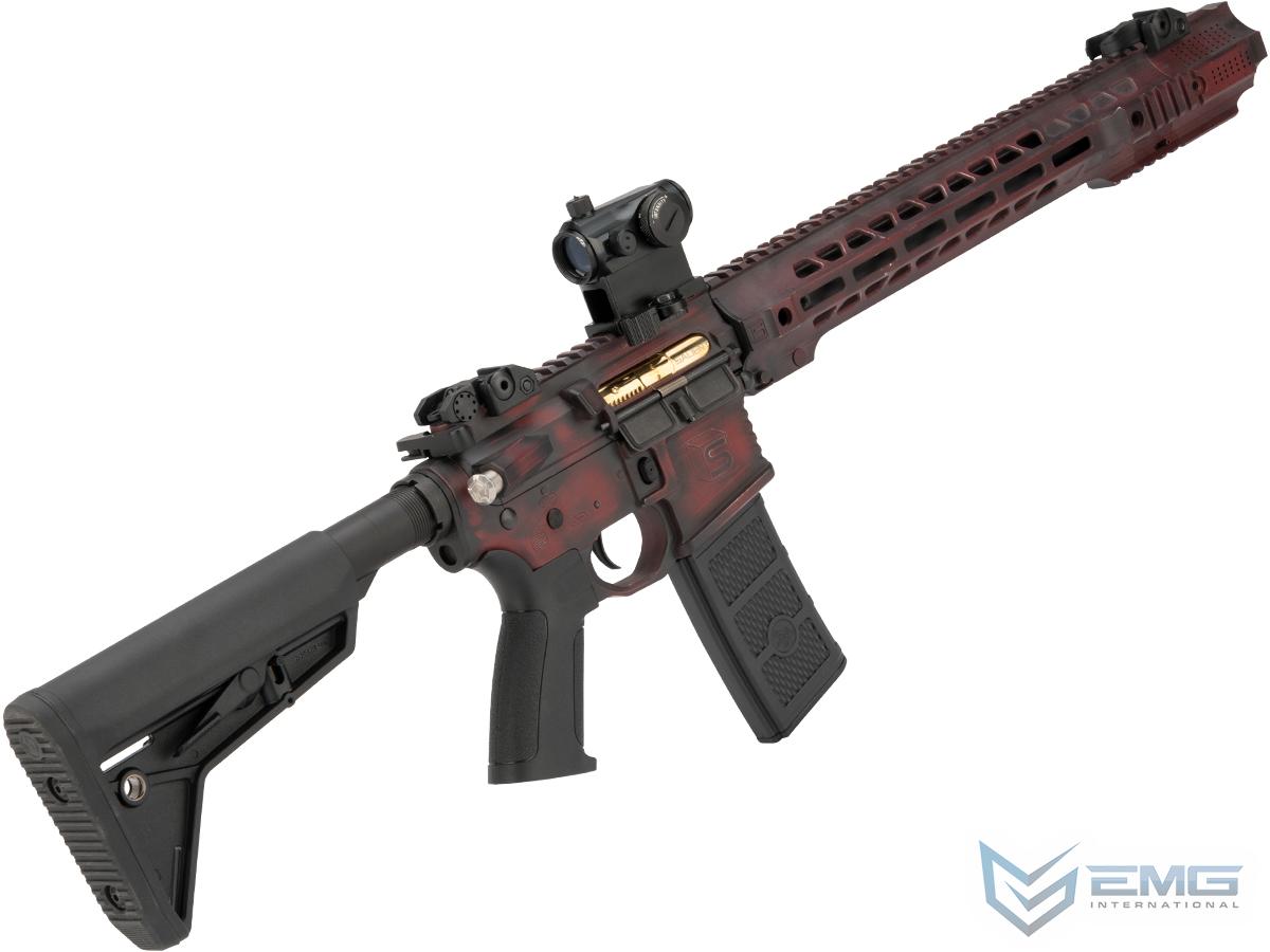 EMG Custom Cerakote SAI GRY Training Weapon M4 Airsoft AEG Rifle ...