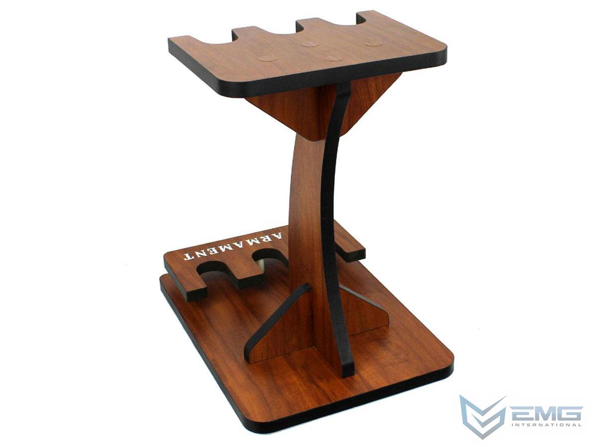 EMG Wooden Organizational Gun Rack / Display Stand (Capacity: 3 Long ...