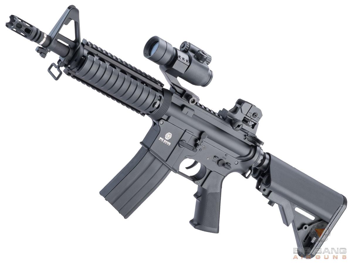 Big Bang Air Guns M4 RIS CQBR CO2 Gas Air Rifle (.177 Caliber Air Gun ...
