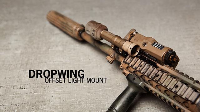 z Haley Strategic HSP Dropwing Adaptive Light Mount (Size: 1.00" Ring ...