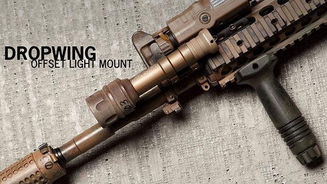 z Haley Strategic HSP Dropwing Adaptive Light Mount (Size: 1.00" Ring ...