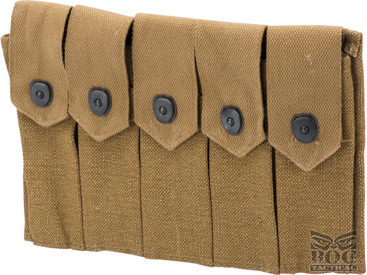 Black Owl Gear Reproduction WWII Five-Cell Magazine Pouch for M1A1 ...