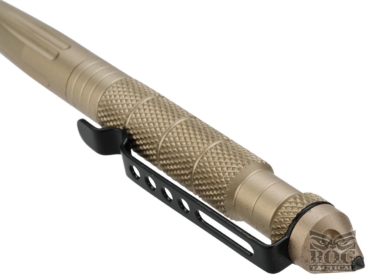 EDC Tactical Ballpoint Pen w/ Pocket Clip & Glass Breaker (Style ...