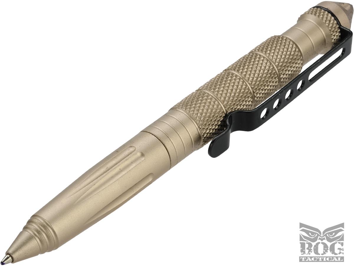 EDC Tactical Ballpoint Pen w/ Pocket Clip & Glass Breaker (Style ...