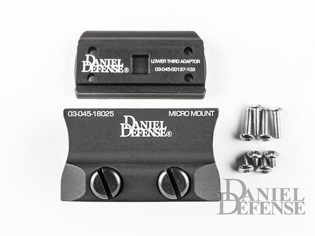 Daniel Defense Rock & Lock Micro Mount w/ Lower 1/3 Spacer for T-1 ...