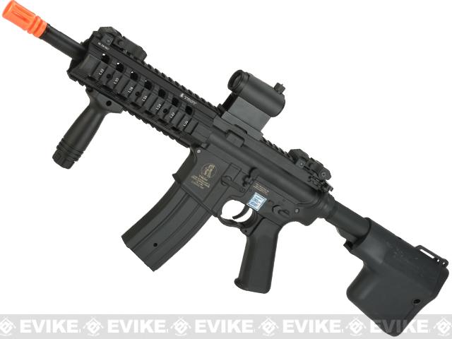 Echo1 TROY Industry licensed MRF-C G2 7" RIS M4 Airsoft AEG Rifle ...