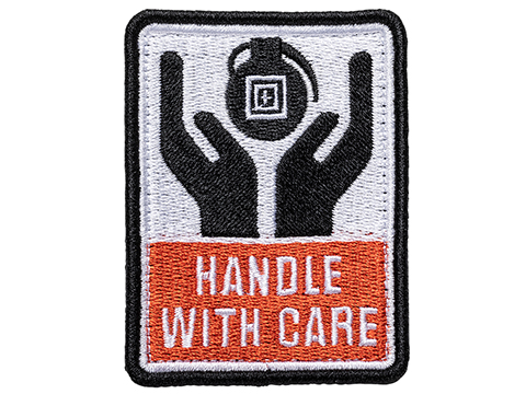 5.11 Tactical "Handle With Care" Hook & Loop Embroidered Morale Patch ...