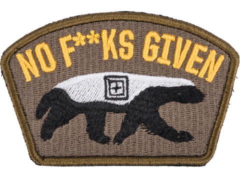 5.11 Tactical "Honey Badger" Hook & Loop Embroidered Morale Patch ...