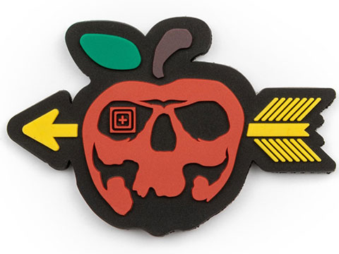 5.11 Tactical "Bad Apple" Hook & Loop PVC Morale Patch, Tactical Gear ...