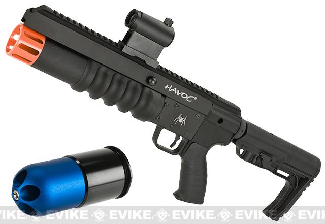 Madbull Airsoft Spikes Tactical Havoc Grenade Launcher kit w/ Grenade ...