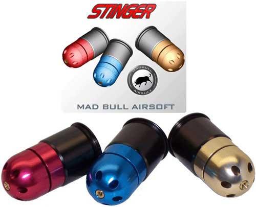 MadBull Airsoft Stinger 3 Pack Set - 24 Shot BB Grenade Shower ...