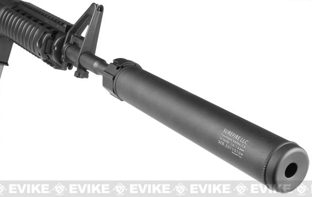 z Surefire Licensed Airsoft QD Mock Suppressor 9.8" Barrel Extension by ...