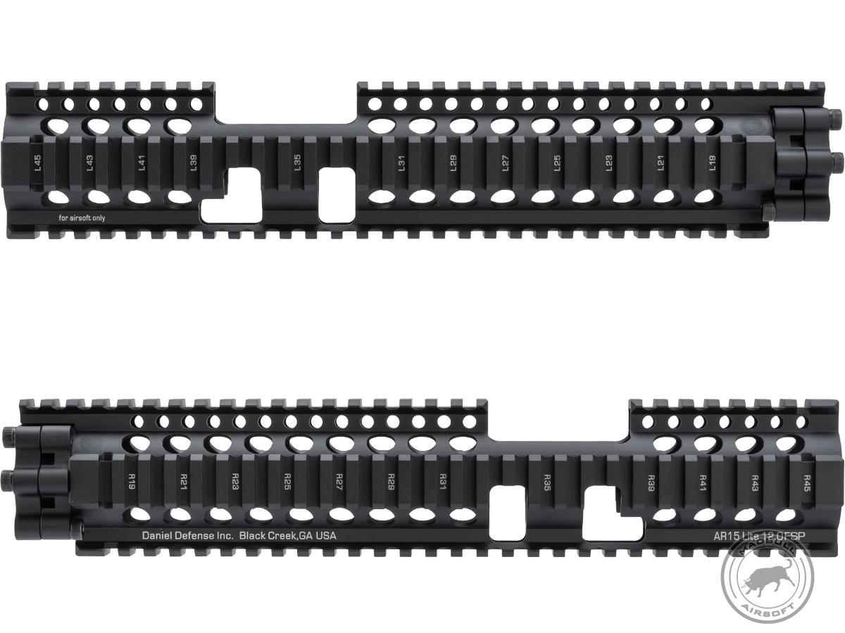 Madbull Licensed Daniel Defense AR15 FSP Lite Rail CNC Aluminum Airsoft ...