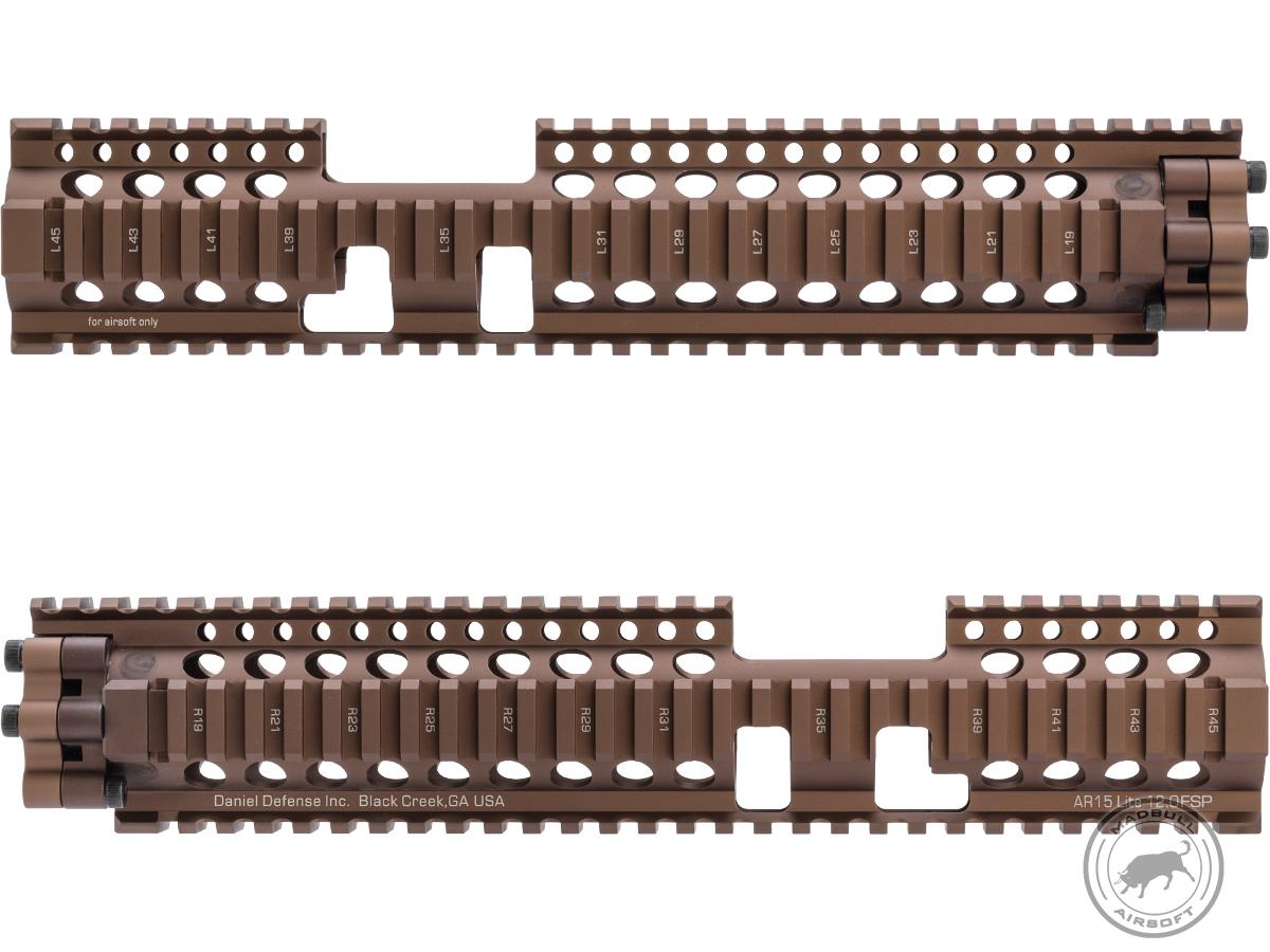 Madbull Licensed Daniel Defense AR15 FSP Lite Rail CNC Aluminum Airsoft ...