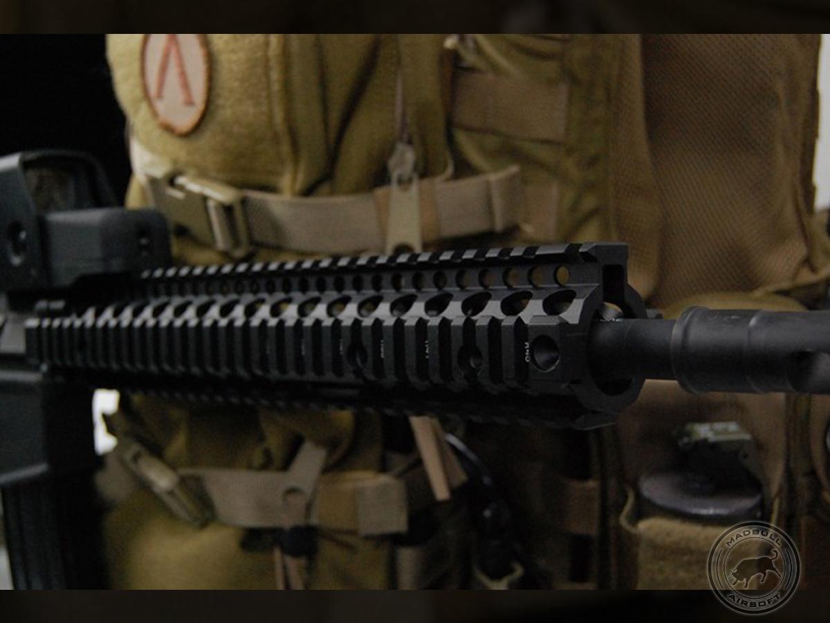 Madbull Daniel Defense MK12 12" M4A1 RIS II Airsoft CNC Aluminum RIS ...