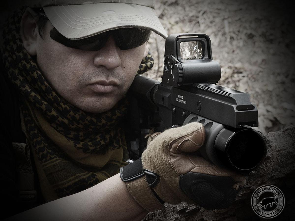 Madbull Airsoft Spikes Tactical Havoc Grenade Launcher kit w/ Grenade ...