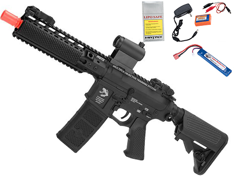 G&P MOTS "High Speed" 8" Keymod M4 Carbine Airsoft AEG Rifle (Package ...