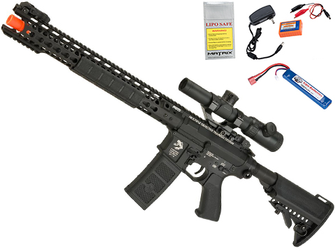 G&P Skull Frog "Wire Cutter 16" Keymod M4 Carbine Airsoft AEG Rifle ...