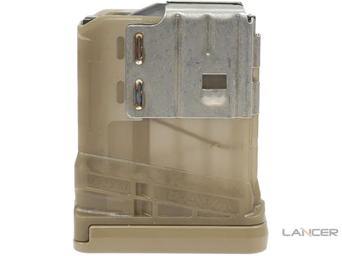 Lancer Systems Advanced Warfighter Magazine AWM L7 .308 WIN / 7.62 NATO (Color: Translucent Dark ...