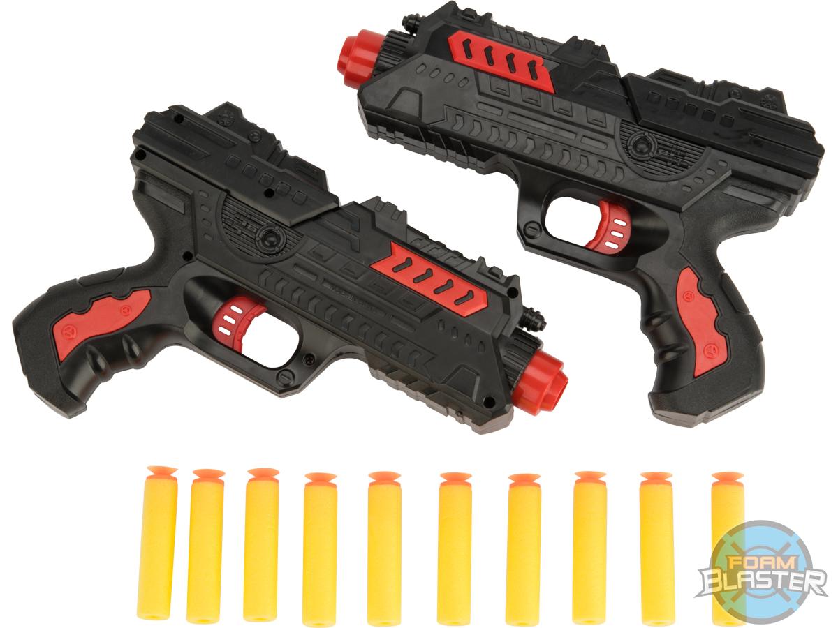 Foam Blaster "Fire Storm" 2 in 1 Dart and Water Gel Ball Dueling Pistol ...