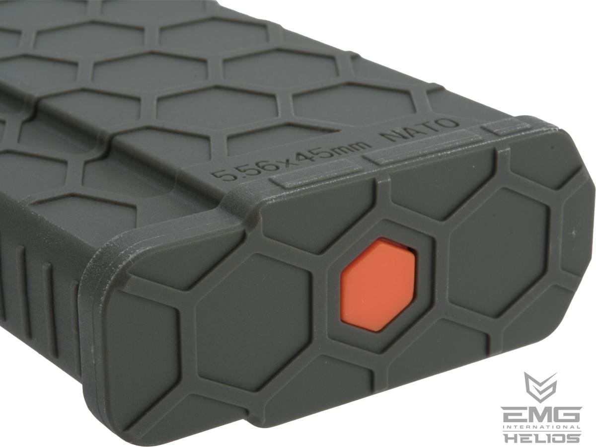 EMG Helios Hexmag Airsoft Polymer 300rd FlashMag Magazine for M4 / M16 ...