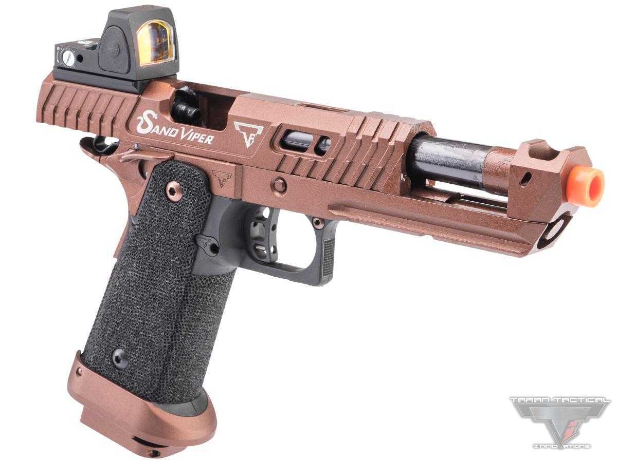 JAG Arms Taran Tactical Innovations Licensed Sand Viper Hi-CAPA Optics Ready Gas Blowback ...