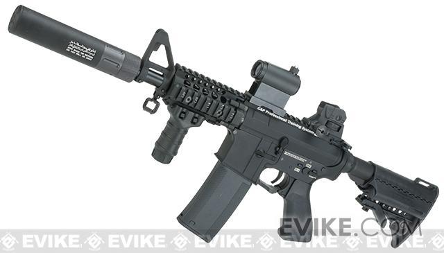 Evike.com G&P Rapid Fire II Airsoft AEG Rifle w/ QD Barrel Extension w ...