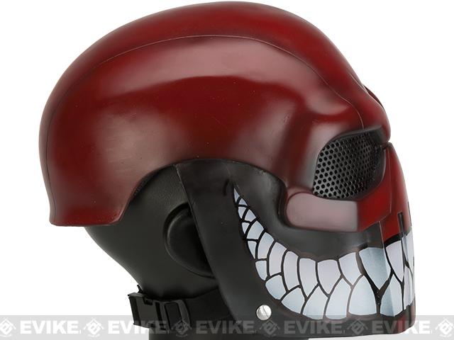 Evike.com R-Custom Fiberglass "Task Master" Full Face Mask (Color: Grin ...