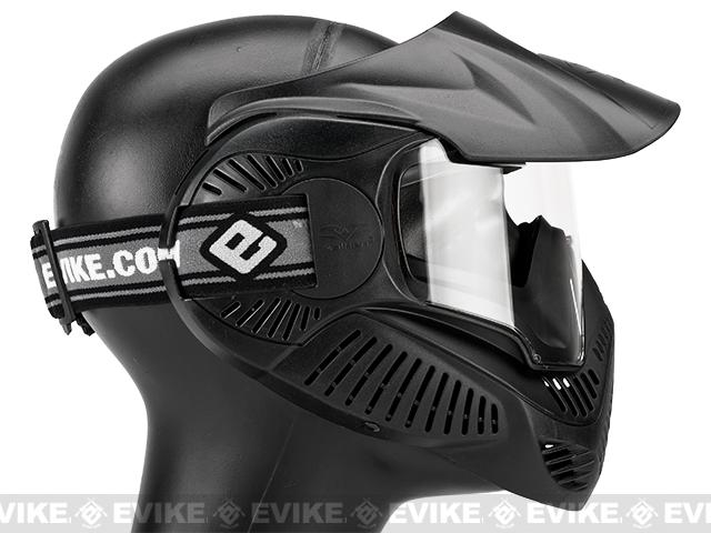 Annex MI-5 Airsoft Paintball Full Face Mask by Valken - Black (ANSI ...