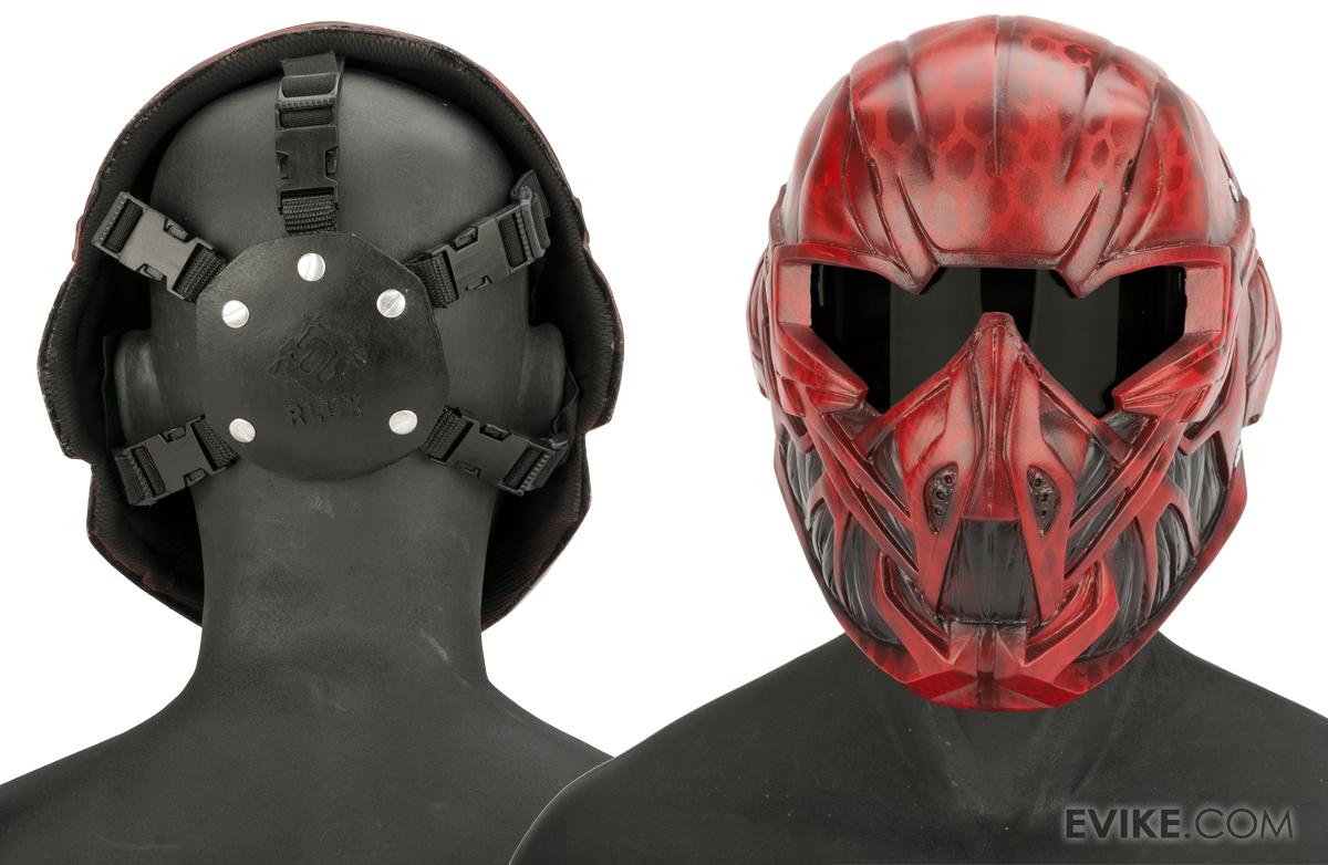 Evike.com R-Custom Fiberglass "Viper" Full Face Mask with Grey Lens ...