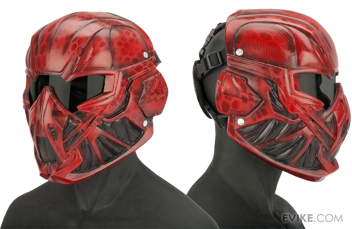 Evike.com R-Custom Fiberglass "Viper" Full Face Mask with Grey Lens ...