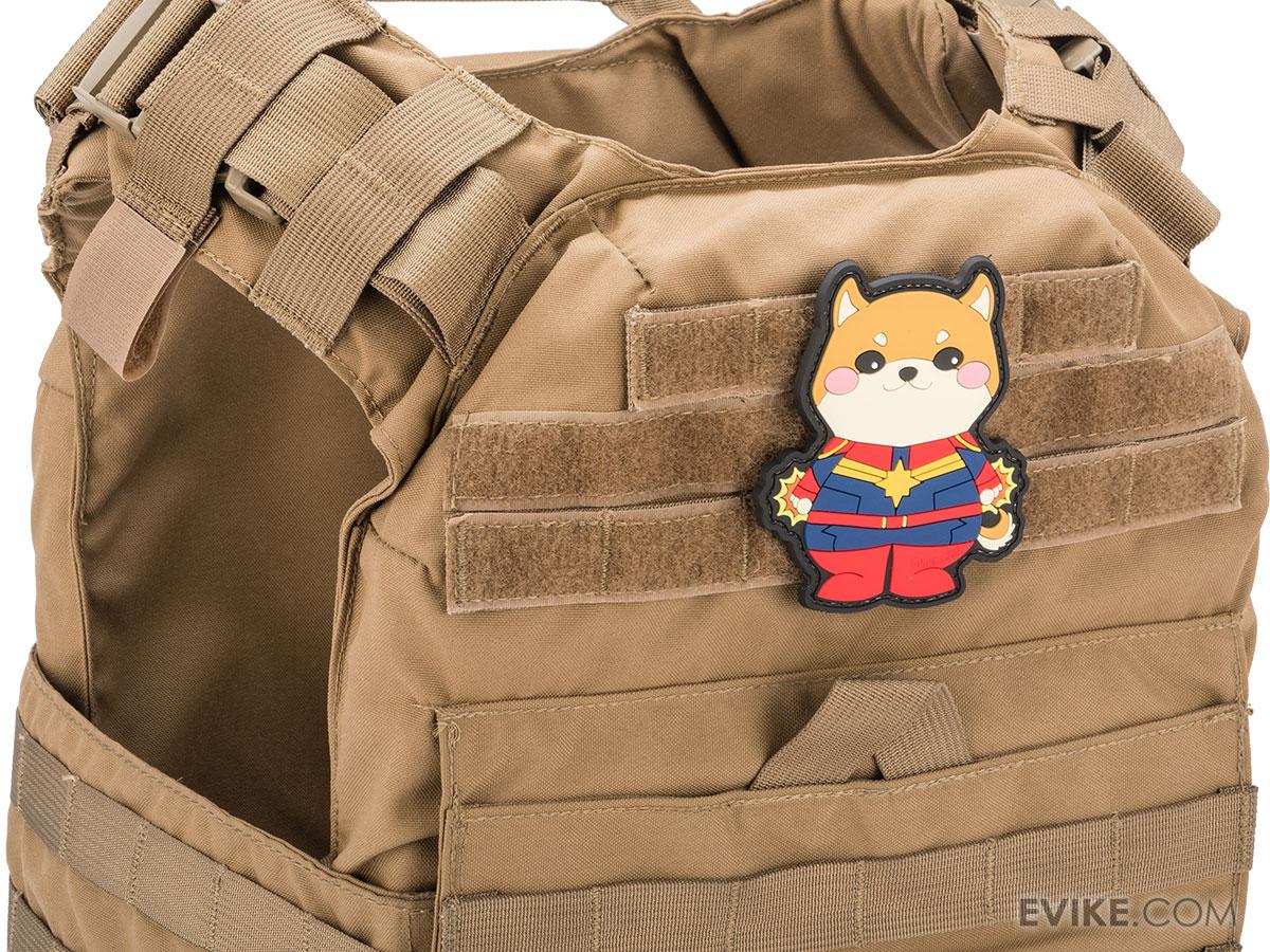 Evike.com "The DOGE" Hook & Loop PVC Morale Patch (Style: Captain ...
