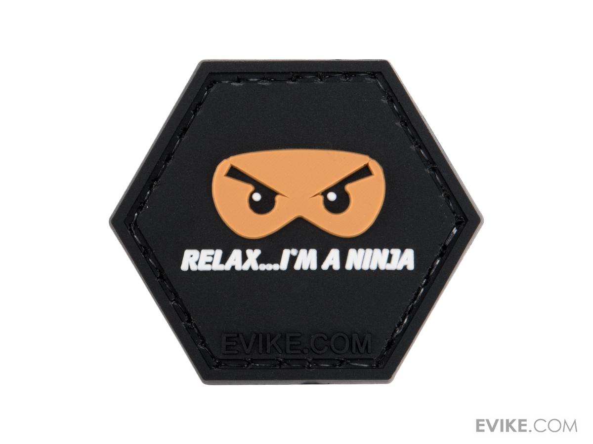 "Operator Profile PVC Hex Patch" Ninja Series (Model: Relax I'm A Ninja ...
