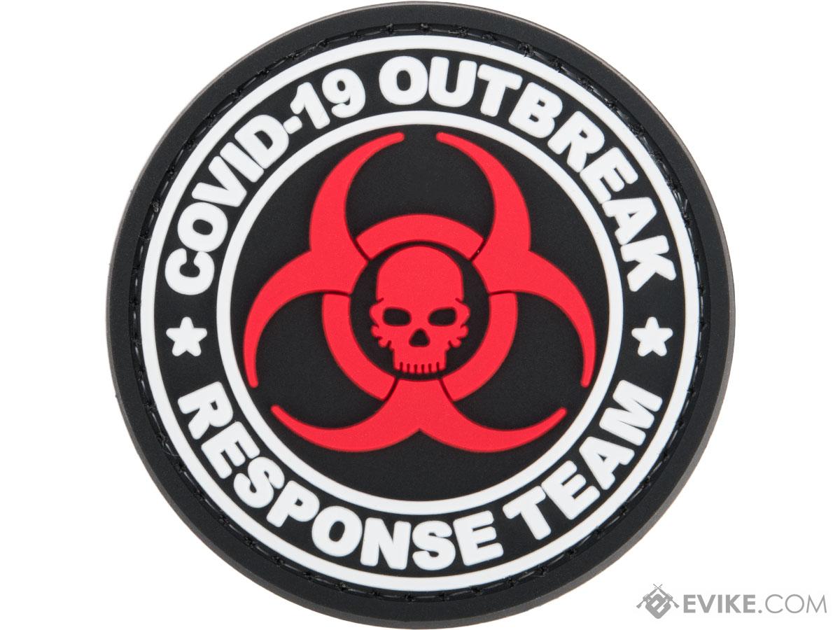 Evike.com "COVID-19 Awareness" PVC Morale Patches (Style: Outbreak ...