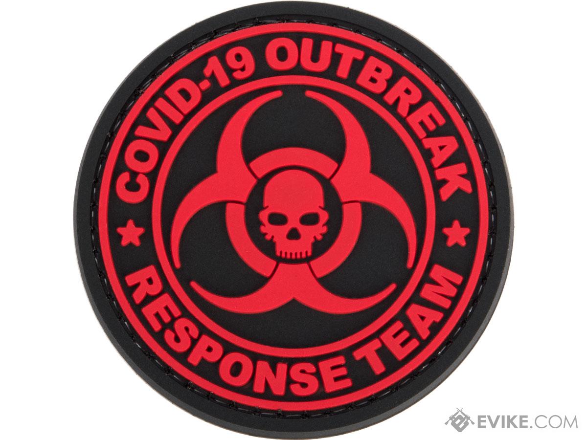 Evike.com "COVID-19 Awareness" PVC Morale Patches (Style: Outbreak ...