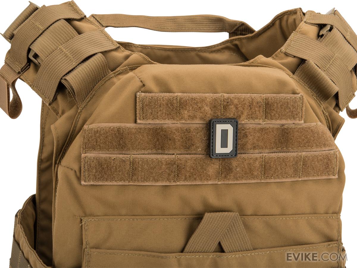 Evike.com PVC Hook and Loop Letters & Numbers Patch Black/Grey (Letter ...