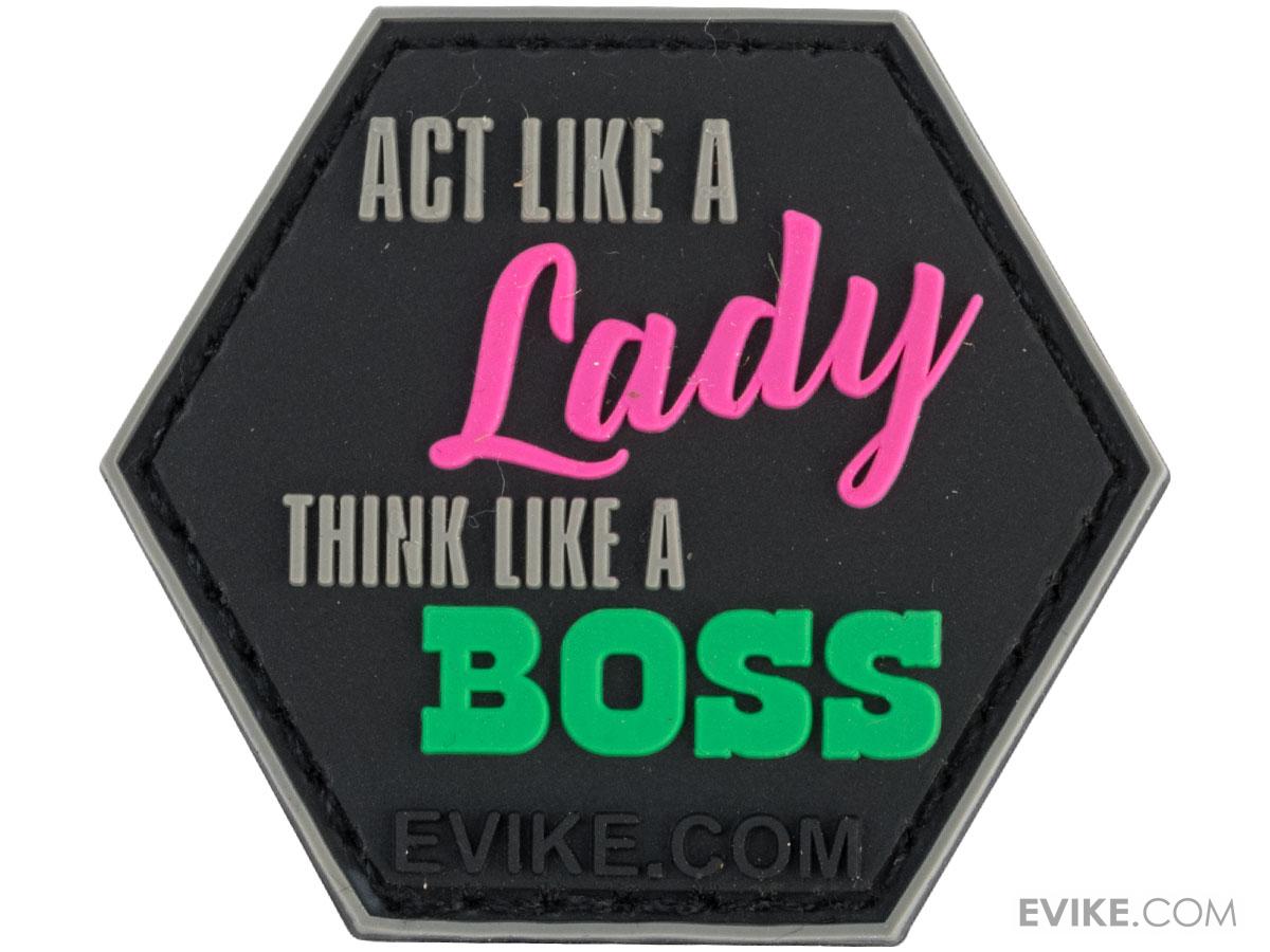 "Operator Profile PVC Hex Patch" Catchphrase Series 3 (Style: Lady Boss ...