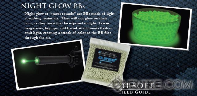 Evike.com Match Grade 6mm Airsoft Tracer BBs (Weight: Green Tracer ...