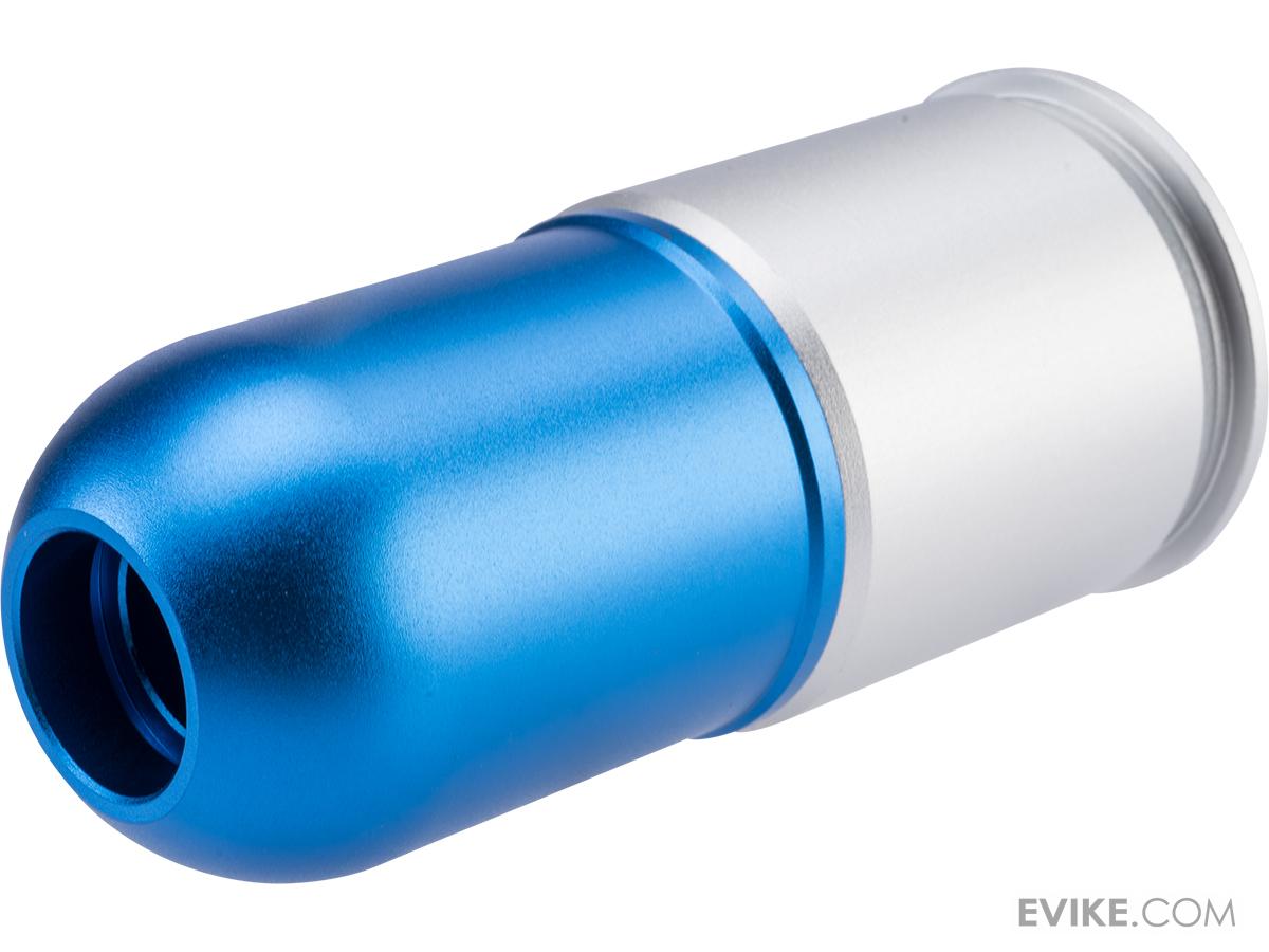 Evike.com CNC Aluminum Airsoft 40mm Gas Grenade Shell (Model: 50rd ...