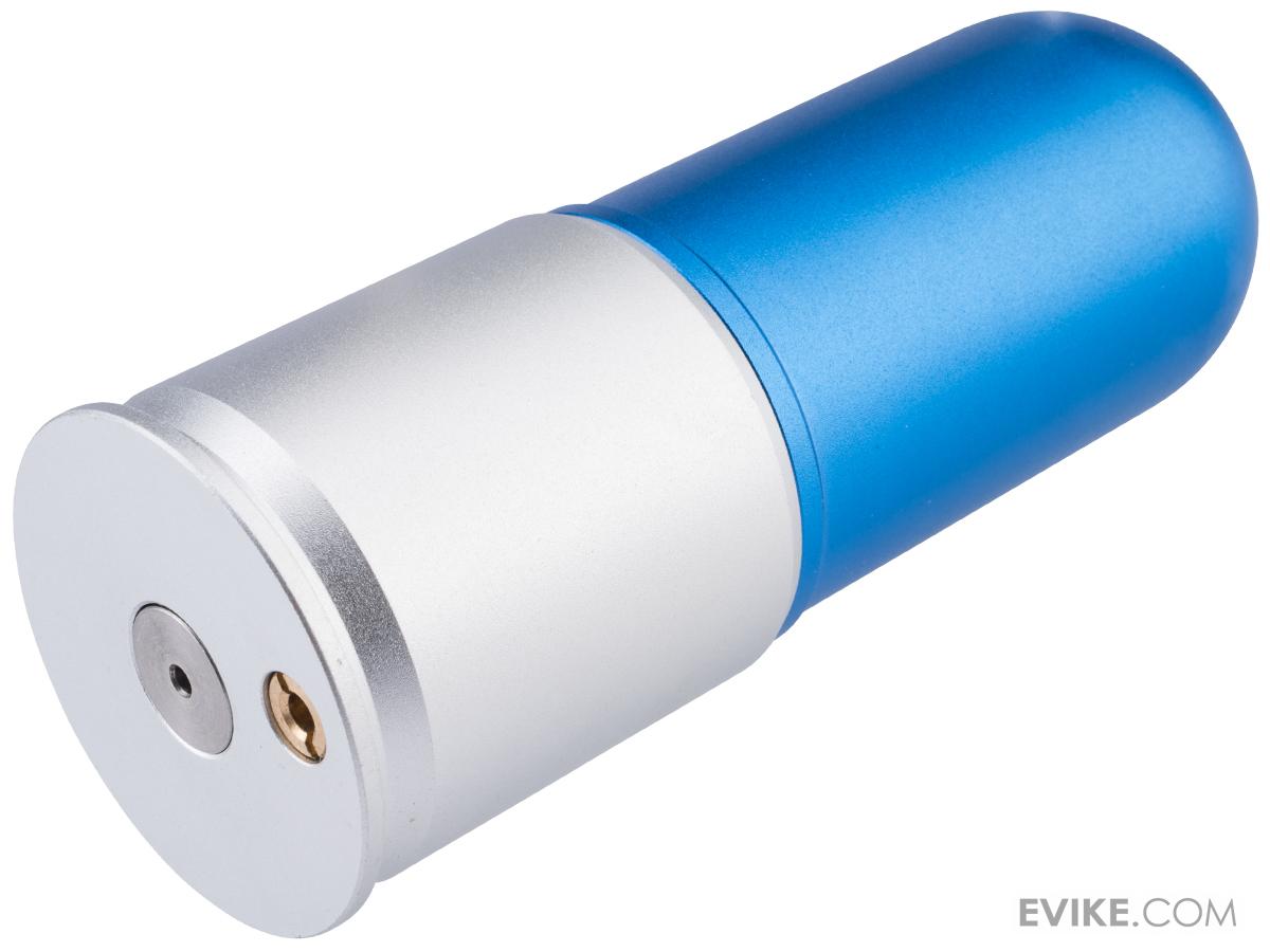 Evike.com CNC Aluminum Airsoft 40mm Gas Grenade Shell (Model: 65rd ...
