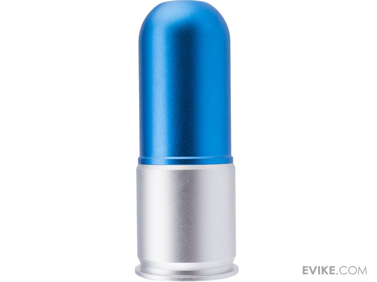 Evike.com CNC Aluminum Airsoft 40mm Gas Grenade Shell (Model: 65rd ...