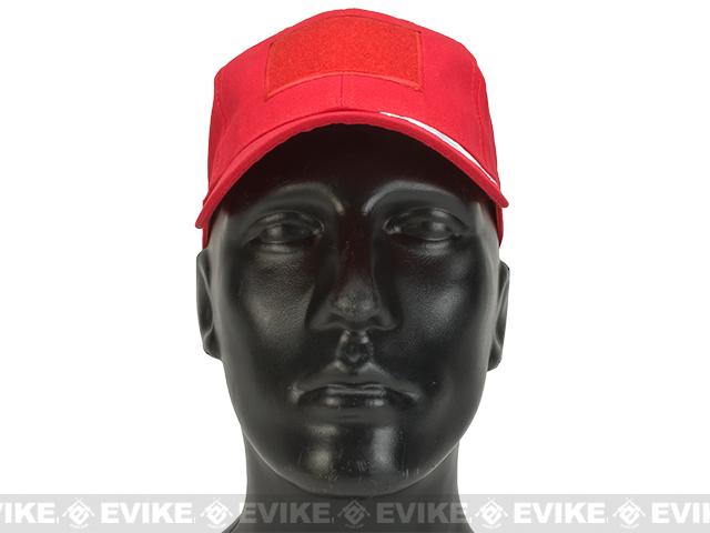 Evike.com Mil-Spec Patch Ready Tactical Ball Cap (Color: Red / Type 2 ...