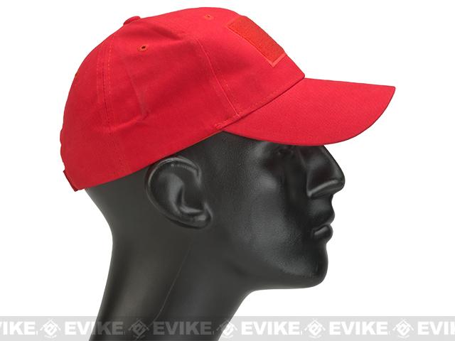 Evike.com Mil-Spec Patch Ready Tactical Ball Cap (Color: Red / Type 2 ...