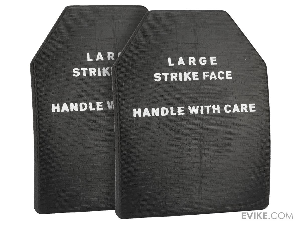 Evike.com Lightweight Replica SAPI Plate (Size: Large / Black / Set of ...